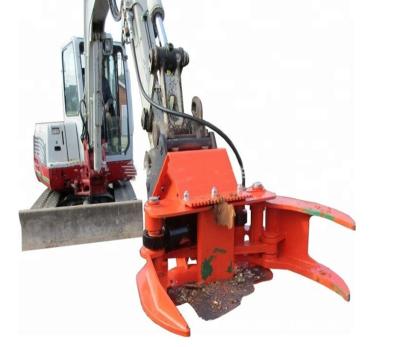 China Red YAKAI Excavator Hydraulic Shear 42CrMo CTHB Forestry Tree Shear for sale