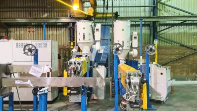 China Solar Photovoltaic Cable Tandem Extrusion Line 200m/min Siemens Touch Screen Control for sale