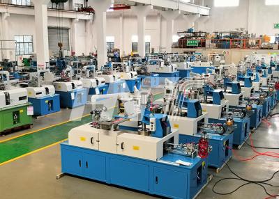 China Max 50mm² Cable Wire Coil Wrapping Machine 460mm OD Auto Labeling PLC for sale