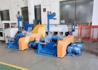 China Dual Reel Motorized Wire Payoff Machine 800mm Shaftless with PLC HMI for sale