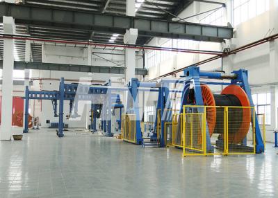 China Cable Rewinding Line Wire Take Up and Payoff Machine Portal A Type 2500mm Reel Diameter 12000kg Capacity for sale