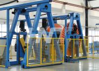 China Traversing Spooling Wire Take Up Machine Portal A Type Drive By Motor for sale