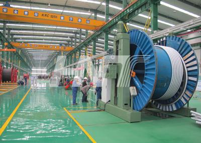 China Floor Movable Wire Respooler Take Up Machine 2500mm Flange 12000kg Capacity for sale