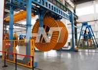 China Dia φ7 - 160mm Traversing Wire Take Up Machine 30000KG Loading Coiler Spooler for sale