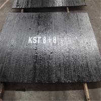 China Chromium Carbide Overlay Wear Resistant Hard Facing Bimetal Steel Plate For Chute/Hopper/Feeder/Bucket/Cone Liner for sale