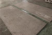 China Q235B High Chrome Carbide Hardfaced Wear Plate For Fine-Grained Highly Abrasive Material Chrome Carbide Wear Plate for sale