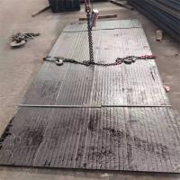China Castodur Diamond Plates Highly Alloyed Wear Resistant Bi-Metallic Complex Carbide Overlay Clad Wear Steel Plate for sale