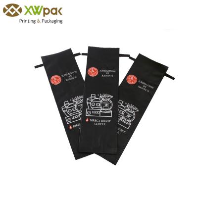 China SGS Doypack Valve Sealed Coffee Bags , Reusable Matte Paper Tin Tie Coffee Bags for sale