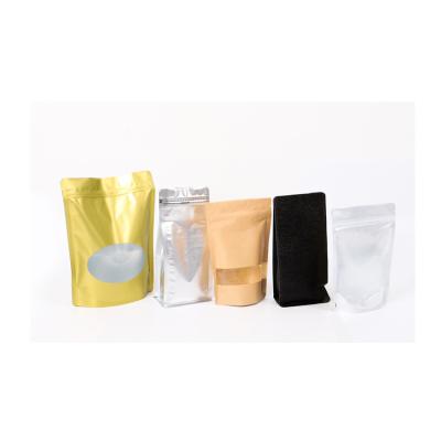 China Lightweight Valve Seal Coffee Brown Bag , Fresh Ground Coffee Bags With Window for sale