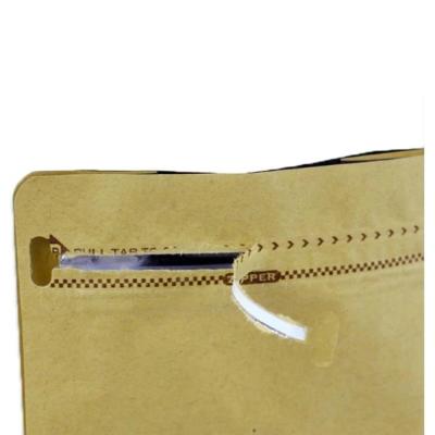 China Reusable Kraft Paper Coffee Bags , Colorful Coffee Pocket Zipper Pouch for sale