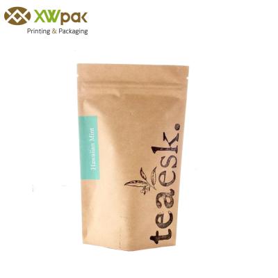 China Custom Printing Coffee Bean Tea Bags , Colored Heat Seal Paper Compost Bags for sale