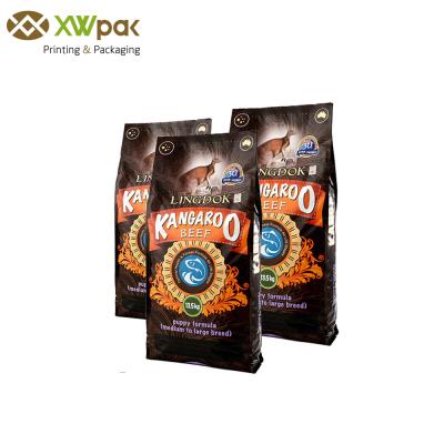 China Strong Sealing Side Flat Bottom Coffee Bags With Valve 150 Microns Thickness for sale