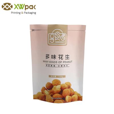 China Zipper Stand Up Coffee Pouches Heat Seal For Organic Coffees Customized Size for sale