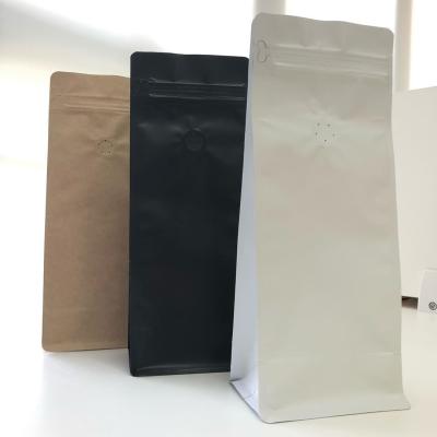 China Matt Black Kraft Resealable Pouches Custom Printed Air Proof 150 Microns Thickness for sale