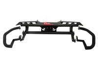 China OEM Black Off Road Rear Bumper for Hilux Revo Vigo Ranger - 3.0mm Steel Construction with License Plate Light for sale