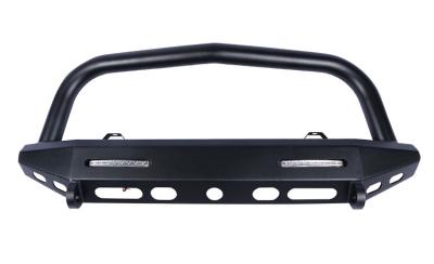 China Universal Steel Front Bumper for Isuzu Dmax Pickup Trucks - 3.0MM High-Strength Construction with LED Light Mounts for sale