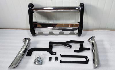 China 3.0 Inch Silver Stainless Steel Front Bumper Bull Bar for Hilux Ranger D-max Triton Pickup Trucks for sale
