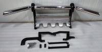 China 3.0 Inch Silver Stainless Steel Front Bumper Bull Bar for Hilux Ranger D-max Triton Pickup Trucks for sale