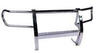 China 3.0 Inch Stainless Steel Truck Front Bumper Bull Bar for Hilux, Ranger, Navara NP300 - Silver/Black for sale