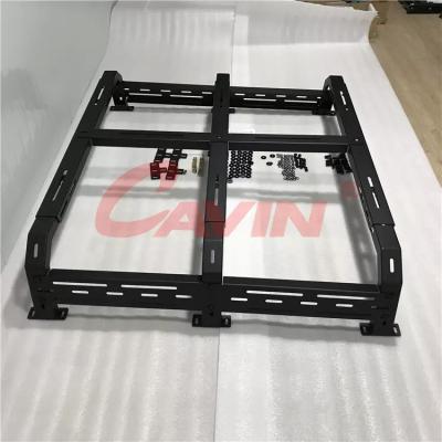 China Black Steel Cargo Rack Bed Roll Bar with 800 lb Capacity for Ford Ranger, Chevy Silverado & Toyota Tacoma Trucks for sale