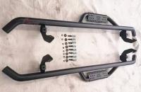 China ODM Black Steel Running Board for Toyota Hilux Pickup - 350 lbs Load Capacity, 210×27×20 cm Size for sale