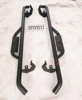 China ODM Black Steel Running Board for Toyota Hilux Pickup - 350 lbs Load Capacity, 210×27×20 cm Size for sale