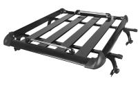 China ISO9001 Black Steel Cargo Roof Rack for Trucks - 800lb Capacity & LED Lights for Ford, Chevy, Toyota Models for sale