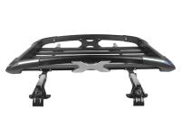 China Black Universal Cargo Roof Rack for Trucks & SUVs - 800 lb Capacity, 3mm Steel Construction, LED Lights for sale