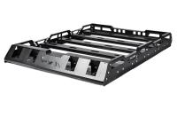 China 800-Pound Capacity Black Steel Cargo Roof Rack for Ford Ranger Hilux Revo & Multiple Truck Models for sale