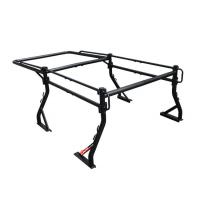 China Black Steel Cargo Rack Bed Roll Bar for Pickup Trucks - 800 lb Capacity, 3mm Plate Construction for sale