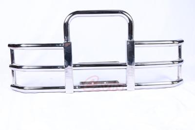 China Silver Stainless Steel 3.0-inch Bull Bar Front Bumper for Hilux Vigo Ford Ranger Pickup Trucks for sale