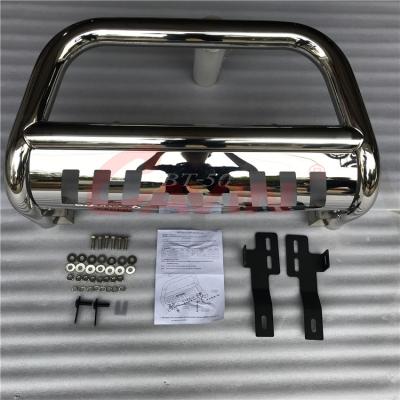 China Cavin 3.0 Inch Steel Bull Bar for Ford Ranger & Toyota Hilux - Black/Silver Powder Coat with Skid Plate for sale