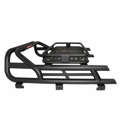China Universal Sport Roll Bar with 300 lb Roof Rack for Ford F150 RAM 4x4 Pickup Trucks - Steel Construction for sale