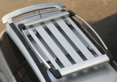 China All Aluminum Roof Luggage Rack for Ford F150 Dodge Ram - 800lb Capacity 3mm Steel Construction for sale