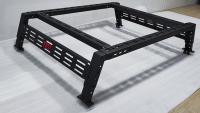 China Custom 4x4 Toyota Tacoma Cargo Rack Roll Bar - 800 lb Capacity, 3mm Steel Construction, Black Powder Coated for sale