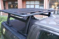 China Black Aluminum Alloy Universal Luggage Roof Rack for Pickup SUV - 135×125cm to 220×125cm Sizes with 1-Year Warranty for sale