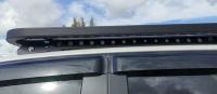China ISO9001 Black Steel Roof Rack for Toyota Hilux Revo - 107x8x5cm Dimensions with 3.0mm High-Strength Construction for sale