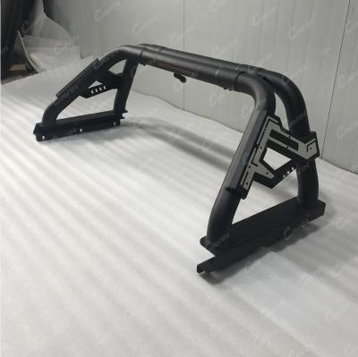 China Black Powder Coated Steel Roll Bar  Weather Resistant No Drilling Required for sale