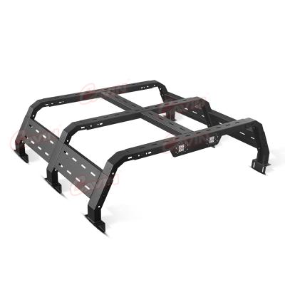 China 4x4 Offroad Heavy Duty Steel Adjustable Truck Bed Rack 500KG for F150, Ram 1500,Tundra,Silverado 1500, GMC Sierra 1500,Titan for sale