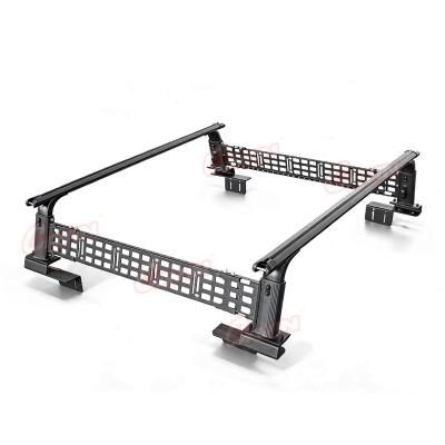 China 4x4 Offroad Aluminum Alloy and Heavy Duty Steel Adjustable Truck Bed Rack 500KG Loading Universal for All Pickups for sale
