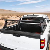 China 4x4 Offroad Aluminum Alloy and Heavy Duty Steel Adjustable Truck Bed Rack 500KG Loading Universal for All Pickups for sale