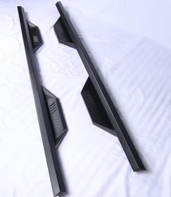 China Black Steelcraft Running Boards for Ford F150 - 5.0 Inch Wide Step, Q235A Carbon Steel Construction, No-Drill Installation for sale