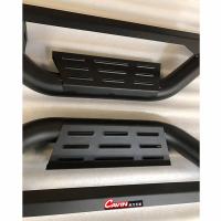 China Steel Side Step Running Board for 2009-2019 Ford F150 Crew Cab & Ram/Silverado Trucks - Black Finish, 1-Year Warranty for sale