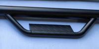 China Cavin Toyota Hilux Revo 3.0 Inch Steel Side Bar Steps for 2015+ Pickup Trucks - 350 lbs Capacity for sale