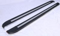 China Universal Plastic Aluminum Alloy Running Board Side Step for Toyota Rav4 Honda CRV with 500lb Capacity and 4.0mm Steel Bracket for sale