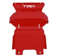 China 3.0mm Steel Skid Plate Engine Guard for Toyota Hilux Revo - Red/Black Underbody Protection Cover for sale