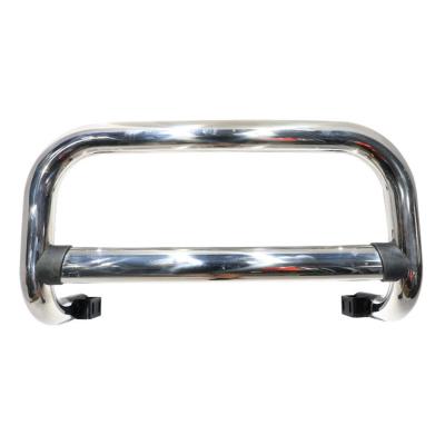 China 3.0 Inch Steel Bull Bar Front Bumper Grille Guard for Toyota Hilux Revo & 6 Other Models - Silver Finish for sale