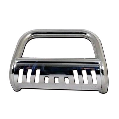 China Steel Nissan Navara NP300 Front Bumper Bull Bar - 3.0 Inch Tube, Silver/Black, One Year Warranty for sale