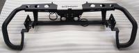 China Heavy Duty Black Powder Coated Offroad Rear Bumper for Ford Ranger T6/T7/T8 - 3.0MM Steel Construction for sale