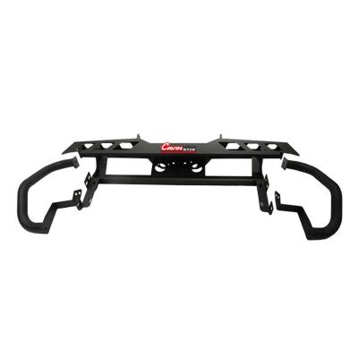 China Custom Steel Rear Truck Bumper for Ford F150 D-Max Navara - 3.0mm Thick High-Strength Black Powder Coated for sale